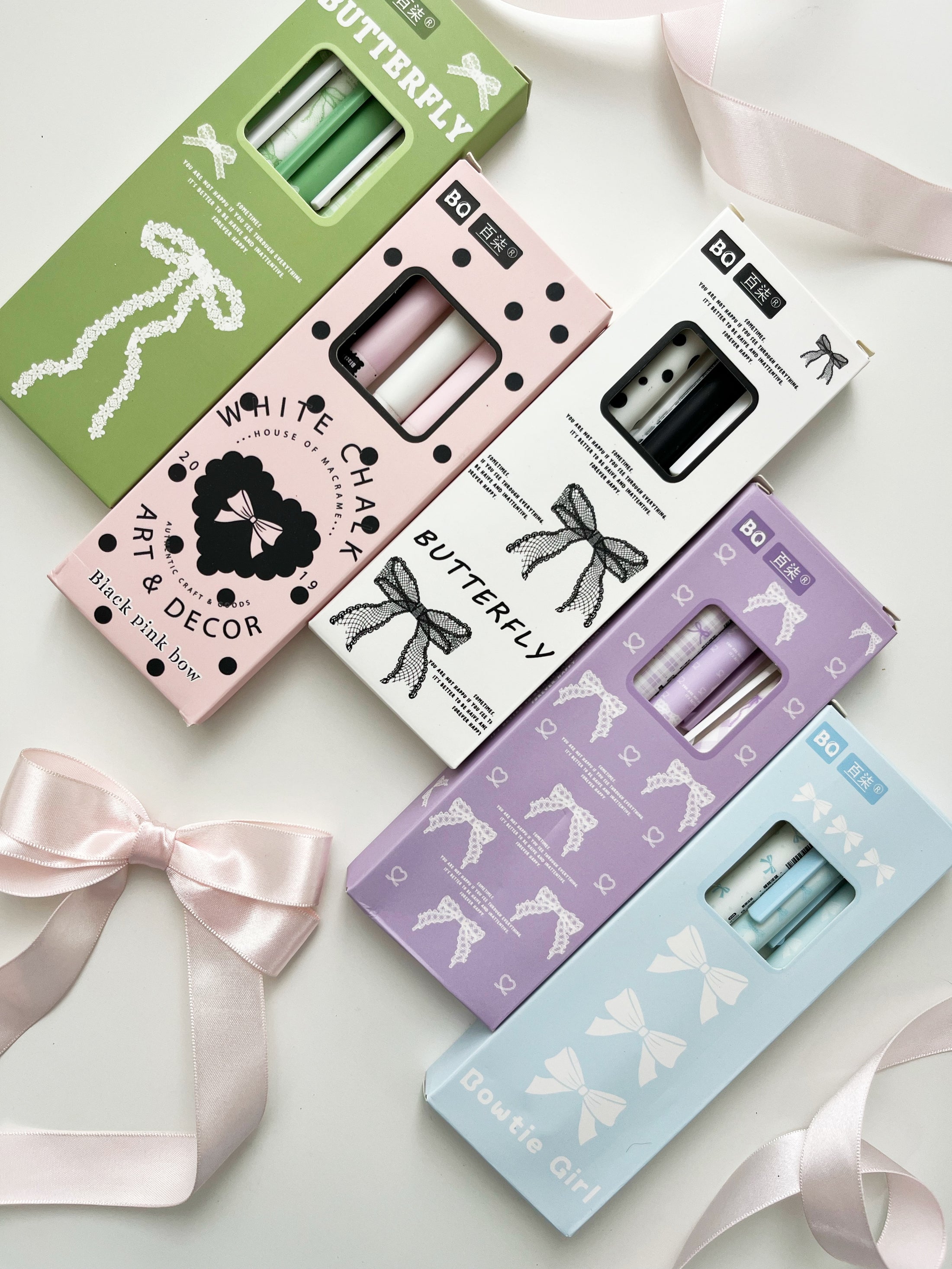 Bow Pen Set – Crafty Jo Mauritius