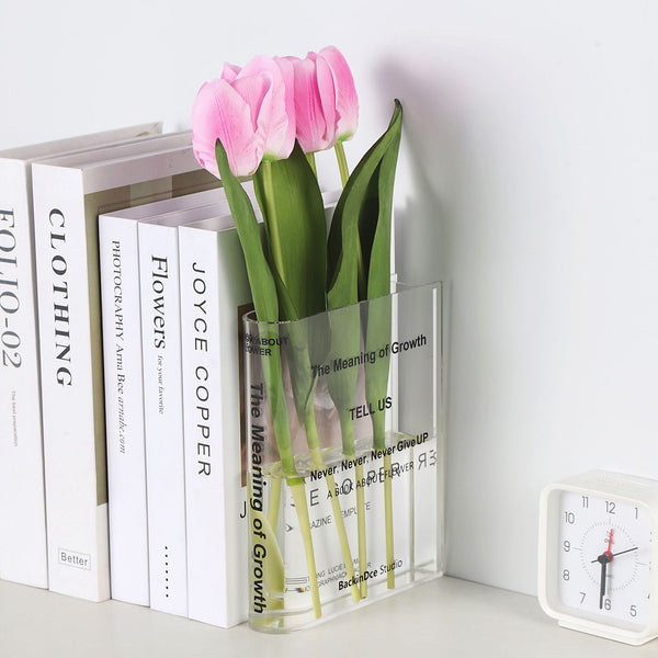 Clear Book Vase – Crafty Jo Mauritius
