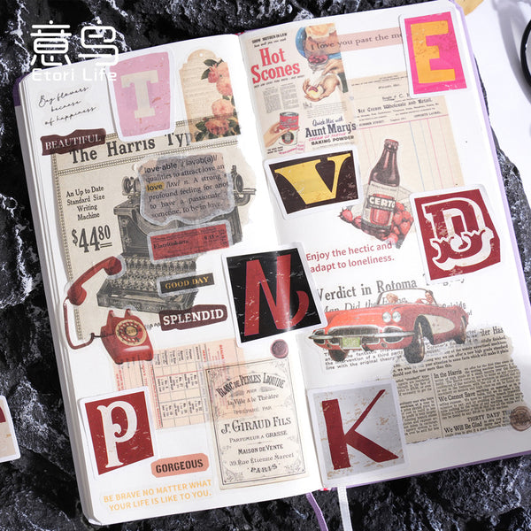 Retro Alphabet Stickers Box – Crafty Jo Mauritius