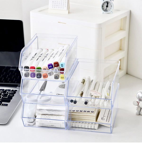 Clear Stackable Desk Tray – Crafty Jo Mauritius