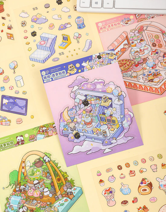 Cute Scene DIY Stickers Set – Crafty Jo Mauritius